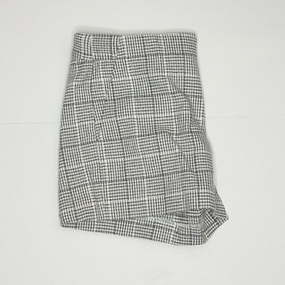 LOFT | Shorts | Nwot Ann Taylor Loft Tweed Side Zip Shorts Black White ...